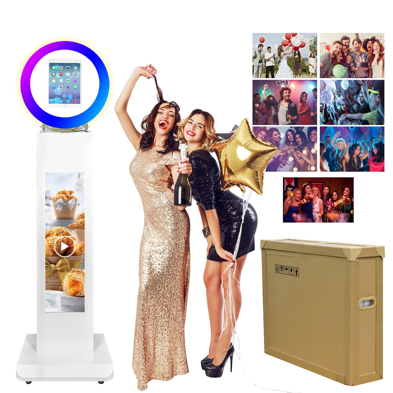 "Portable iPad Photo Booth with Software, 10.2""-12.9"", APP Control ...