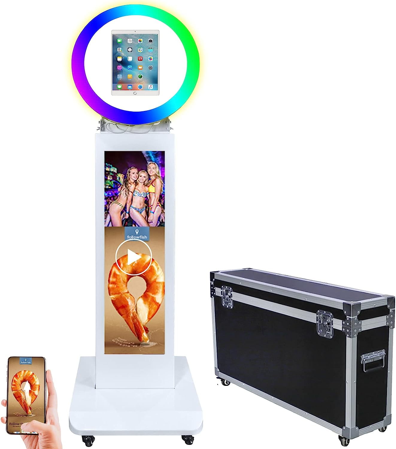 Portable Photo Booth with Software for iPad 10.2" 10.9" 11" 12.9 ...