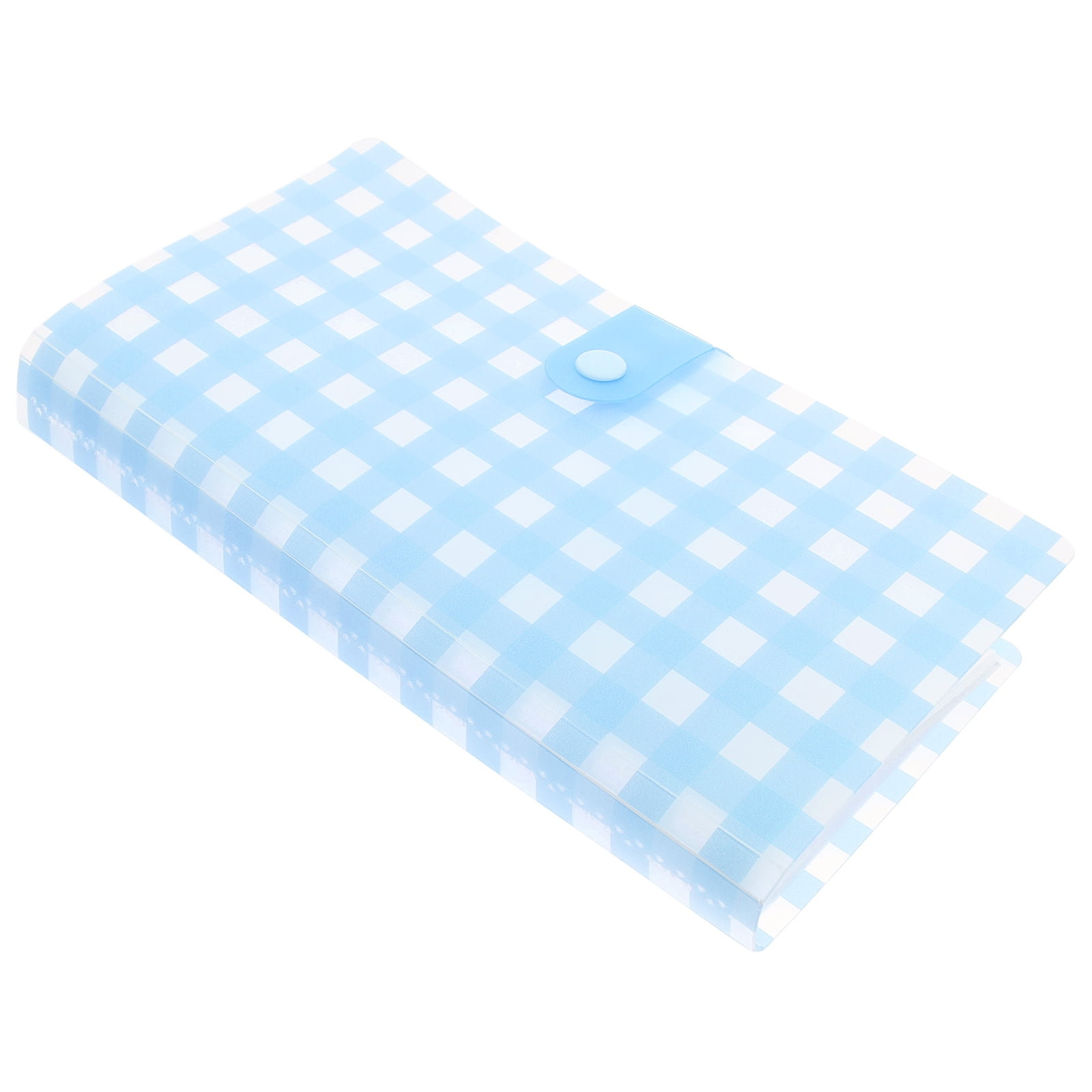 Portable Album 240 Capacity Name Card Organizer Button Secure Mini ...