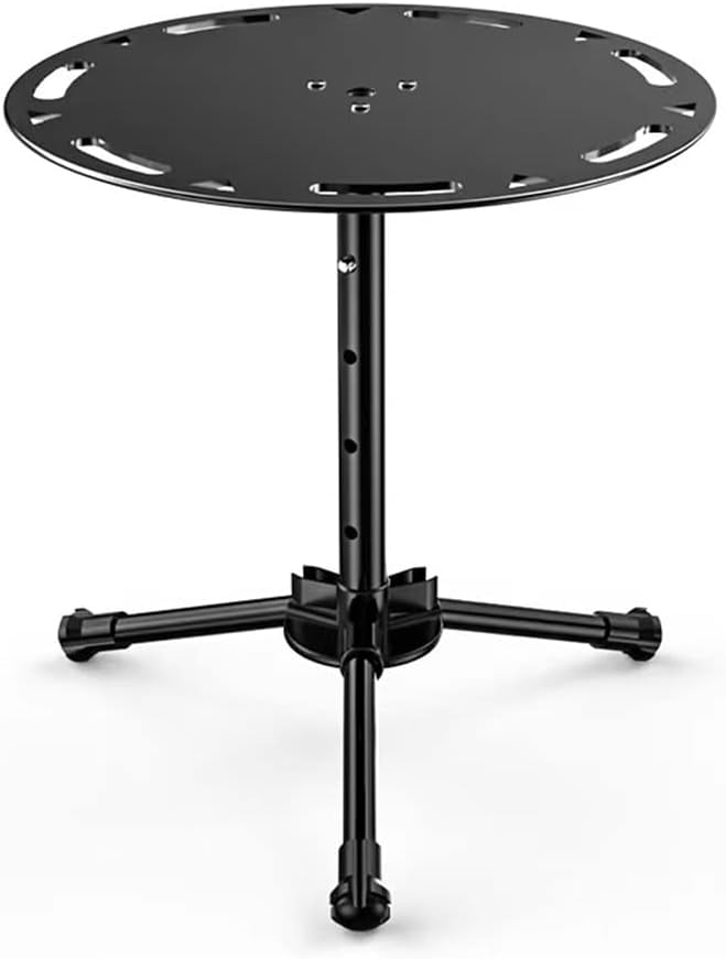 Portable Picnic Table,Outdoor Camping Aluminum Alloy 13.2in Round ...