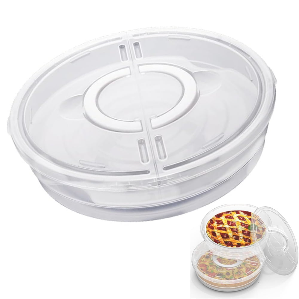 Portable Pie Storage Container,Plastic Clear Pizza Slice Box,Party ...