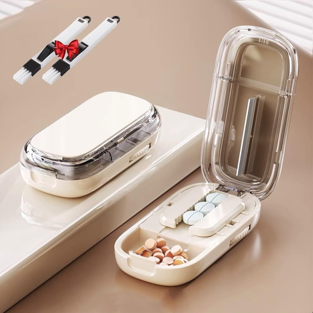 Portable Pill Cutter, Pill Cutter Splitter for Small and Tiny Pills ...
