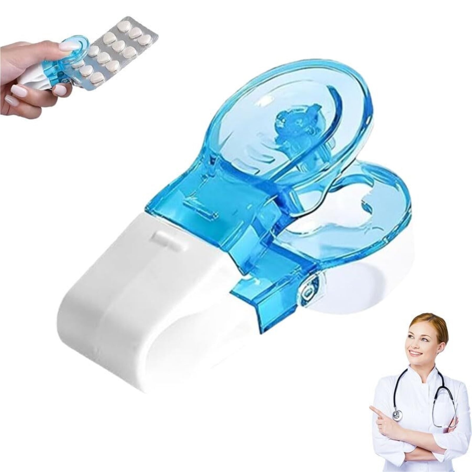 Portable Pill Taker, 2025 New Pill Organizer Pill Boxes Assistance Tool ...