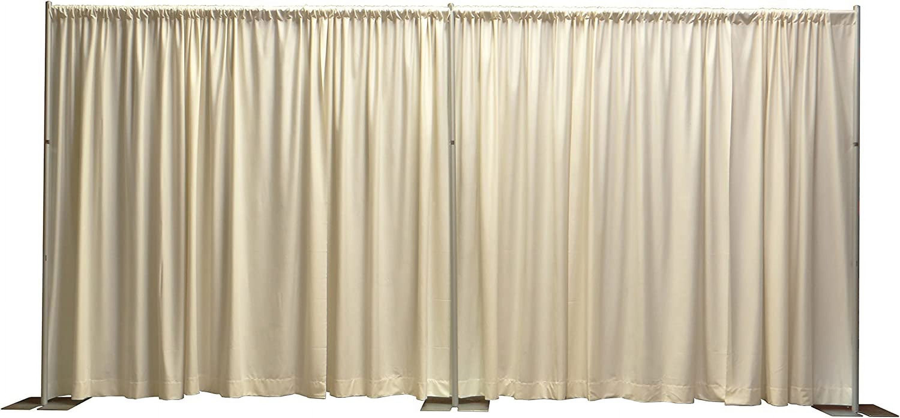 Portable Pipe and Drape Backdrop Kit, 8ft x 20ft Breakapart, Drapes Not ...