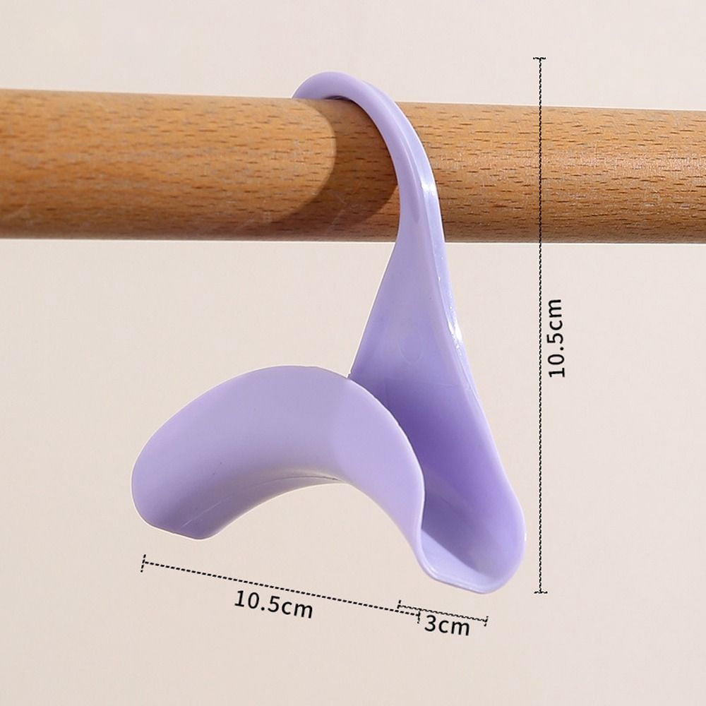 Portable Plastic Anti-Damage Closet Rod Wardrobe Bag Hook Hanger Hook ...