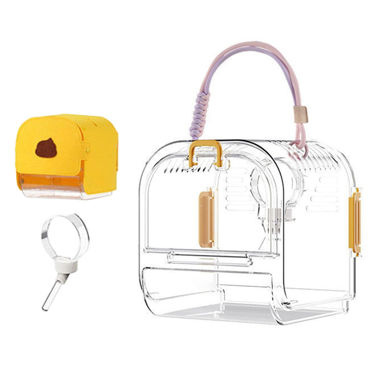 Portable Plastic Bird Cages Lightweight Waterproof Ventilated Travel ...