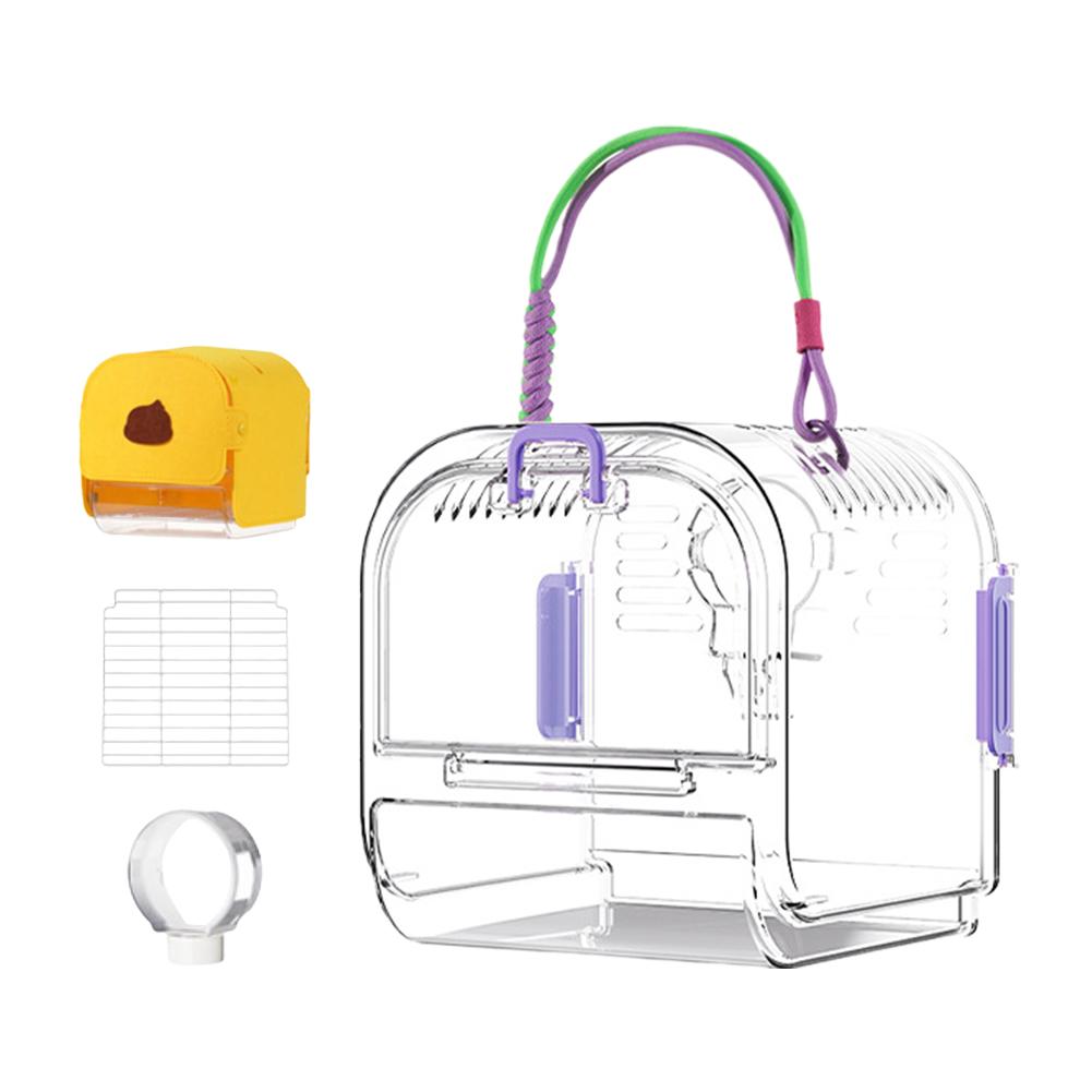 Portable Plastic Bird Cages Lightweight Waterproof Ventilated Travel ...