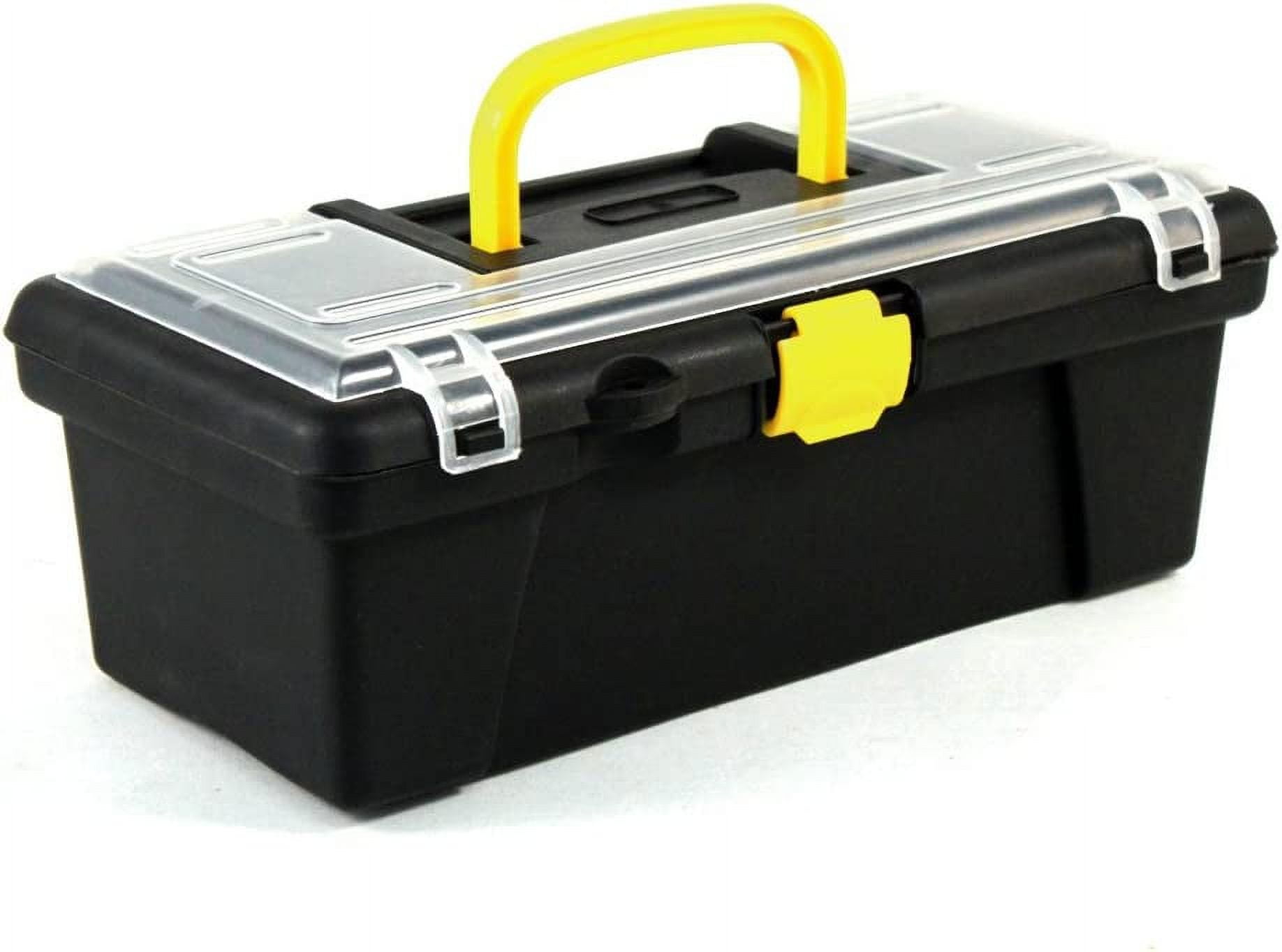 Portable Plastic Dual Compartment Craft Organizers and Storage Tool Box ...