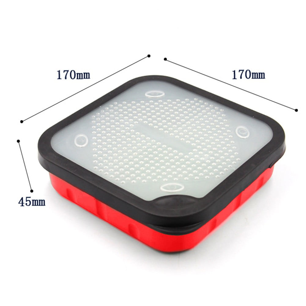 Portable Plastic Live Bait Box Redworm Box Carp Fishing Accessories ...
