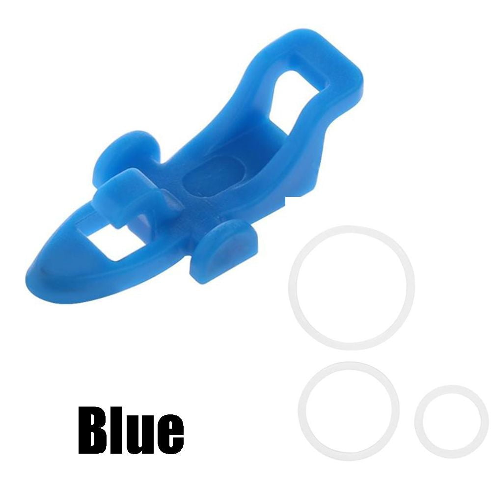Portable Plastic Rubber 3 Rubber Rings Lures Holders Hook Secure ...