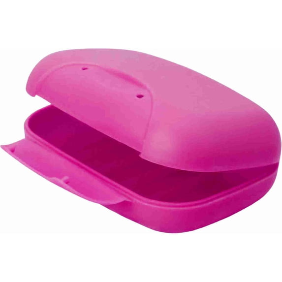 Portable Plastic Soap Leak-Proof Box Holder/Soap Dish:1CT - Walmart.com