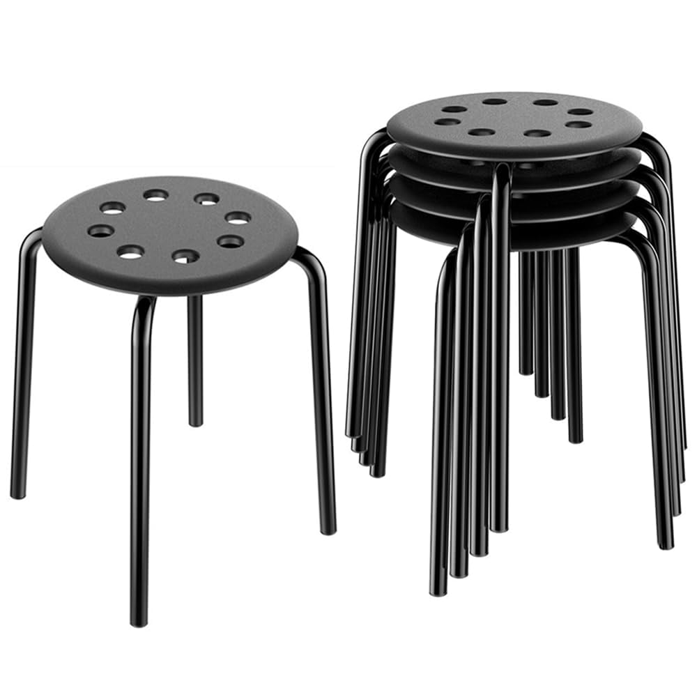 Portable Plastic Stack Stools, Flexible Backless Seating for Classroom ...