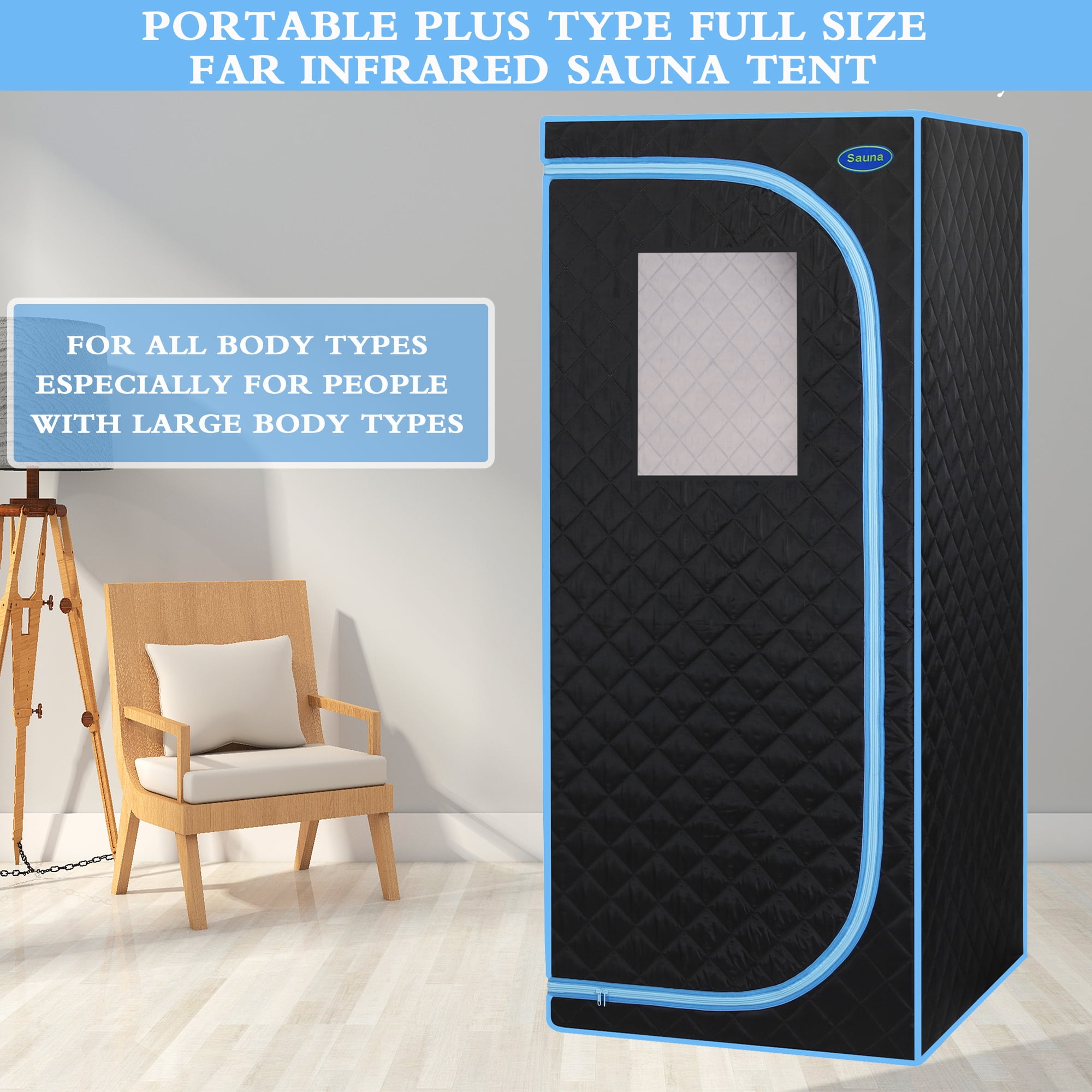 Portable Plus Type Full Size Far Infrared Sauna tent. Spa, Detox ...