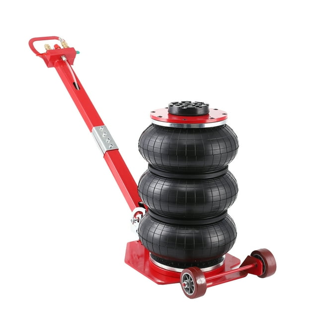 Portable Pneumatic Jack, 3T/6600Lbs Triple Bag Air Jack, Fast Lifting ...