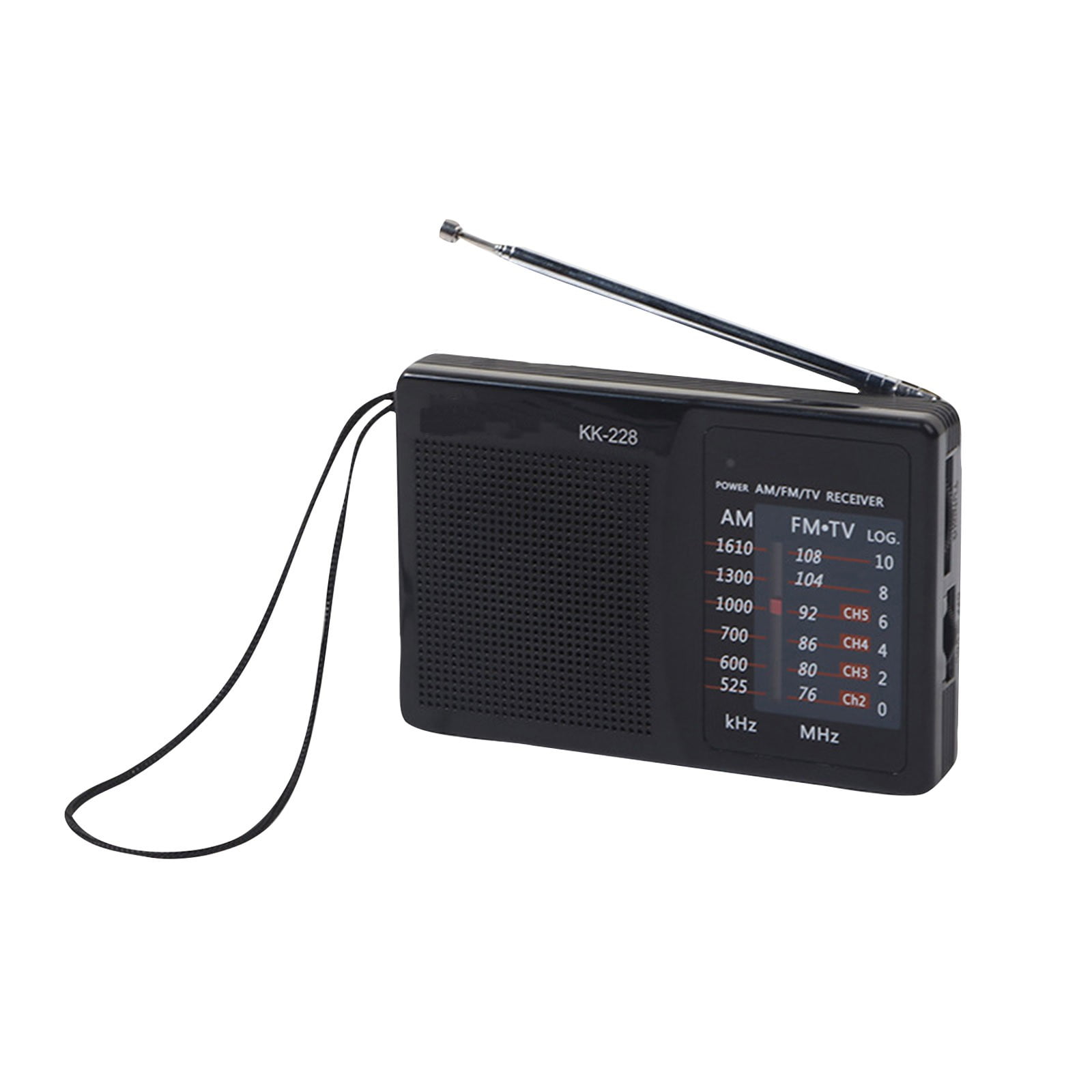 Portable Pocket Am FM Radio, Compact Transistor Radios, Battery Powered ...