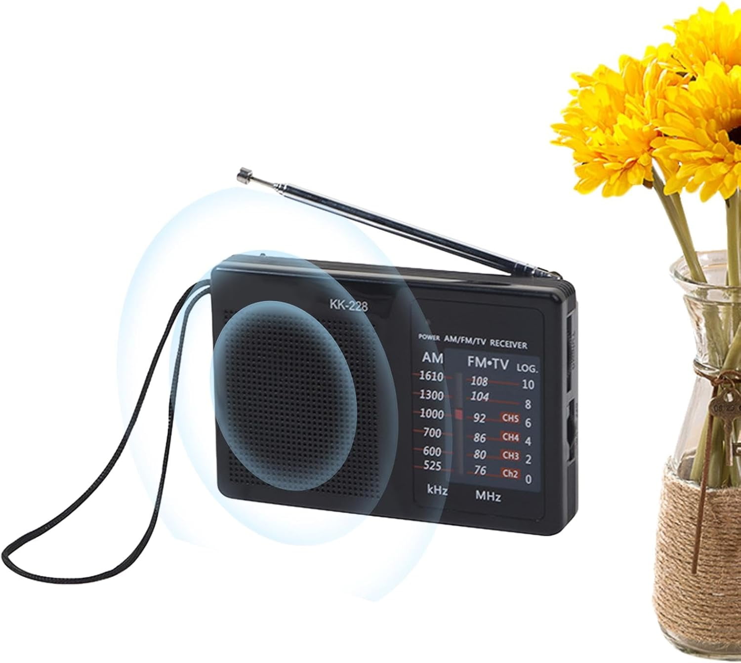 Portable Pocket Radio, Am Fm Pocket Radio | Battery Operated Retro Am ...
