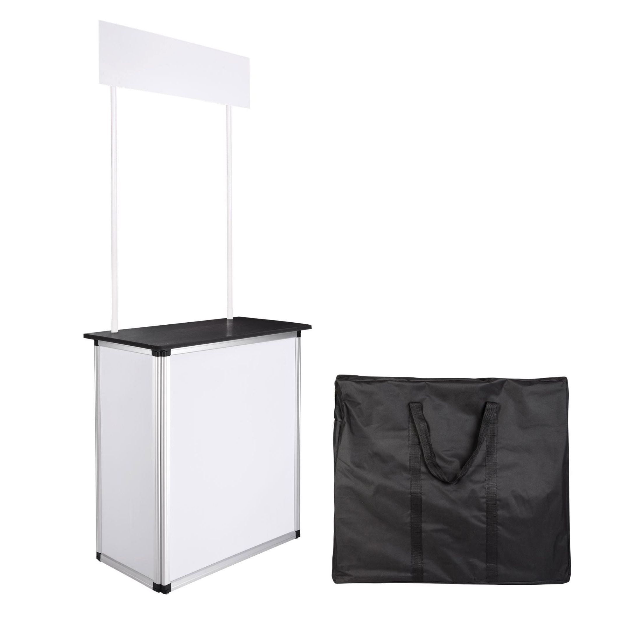 Portable Podium Counter Display Table - Trade Show Exhibition Booth w ...