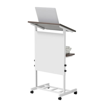 Pyle Portable Adjustable Lectern Presentation Podium Stand with Laptop ...
