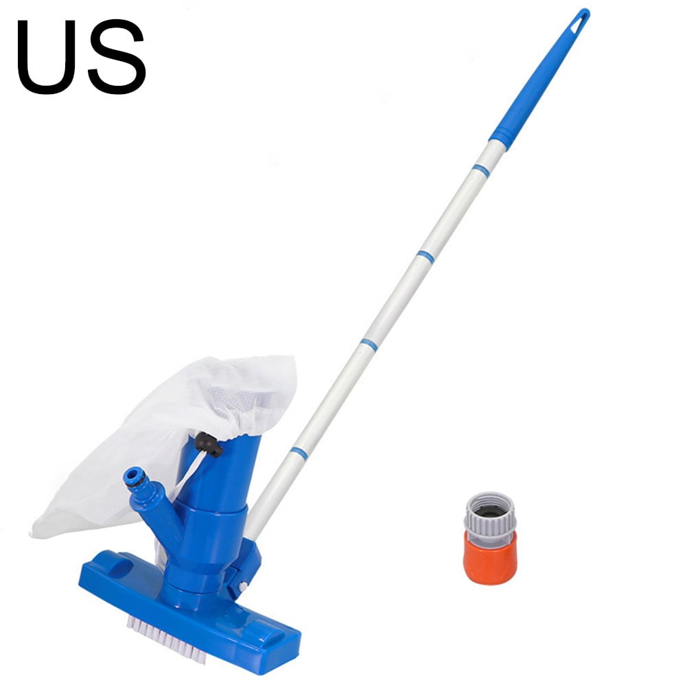 Portable Pool Cleaning Set with Vacuum Cleaner and Thickened Pool Poles ...