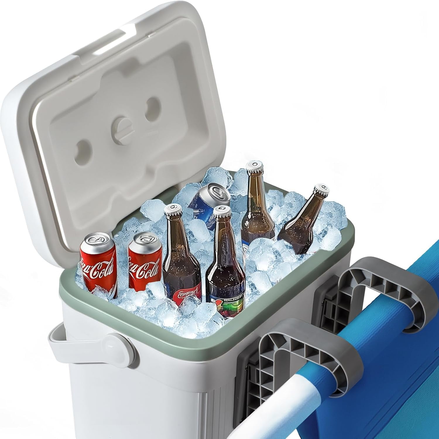 Portable Pool Cooler, Insulated Hard Cooler with Handle, Styrofoam ...