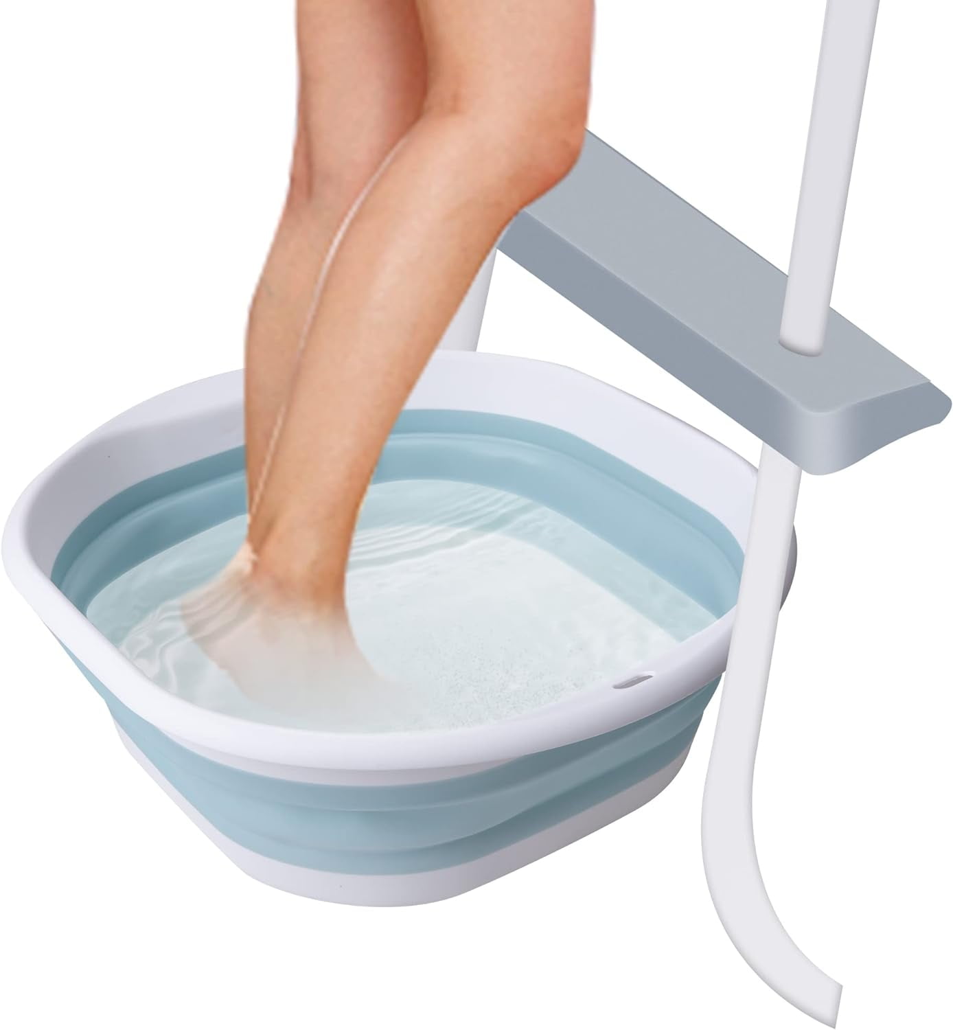 Portable Pool Foot Bath,Collapsible Pool Foot Wash Basin Tub,Foot Bath ...