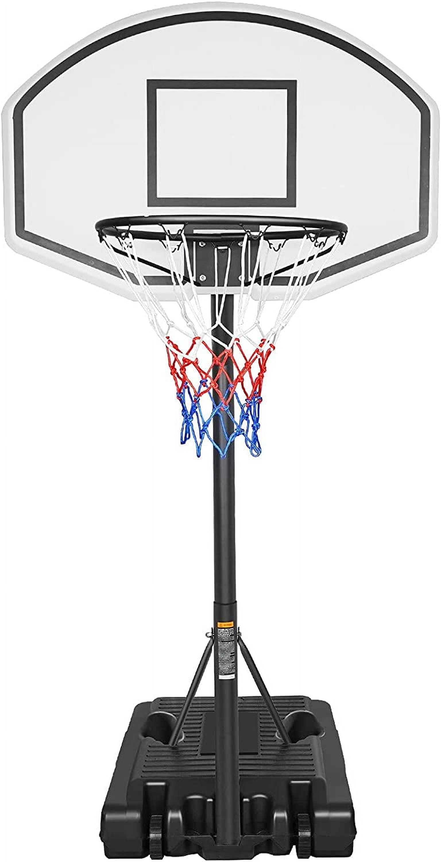 Portable Poolside Basketball Hoop Swimming Pool 3.1ft to 4.7ft Height ...