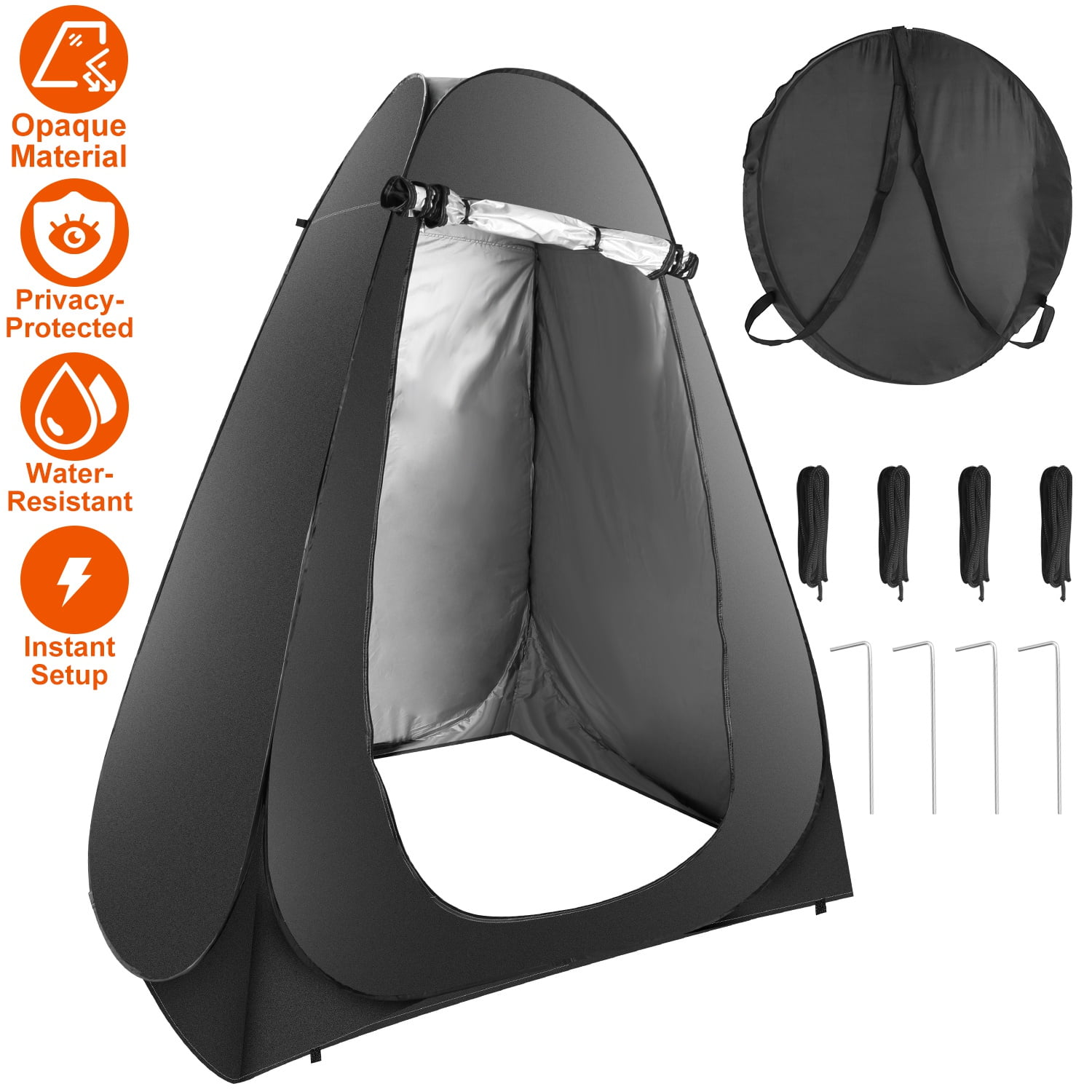 Portable Pop Up Tent for Single Person Camping Instant Shower Tent w ...