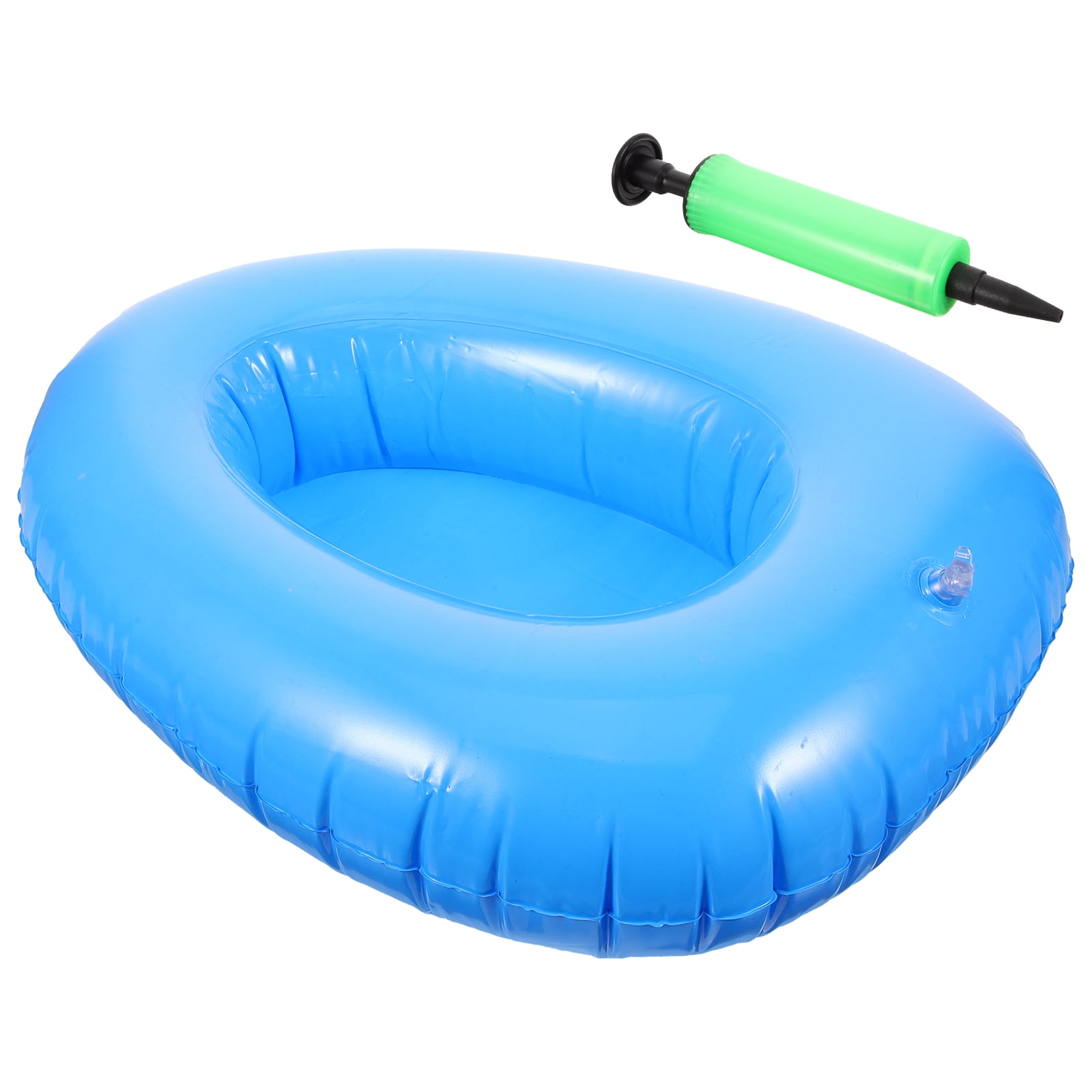 Portable Potty Foldable Bedpan Inflatable Anti-decubitus Toilet Seat ...