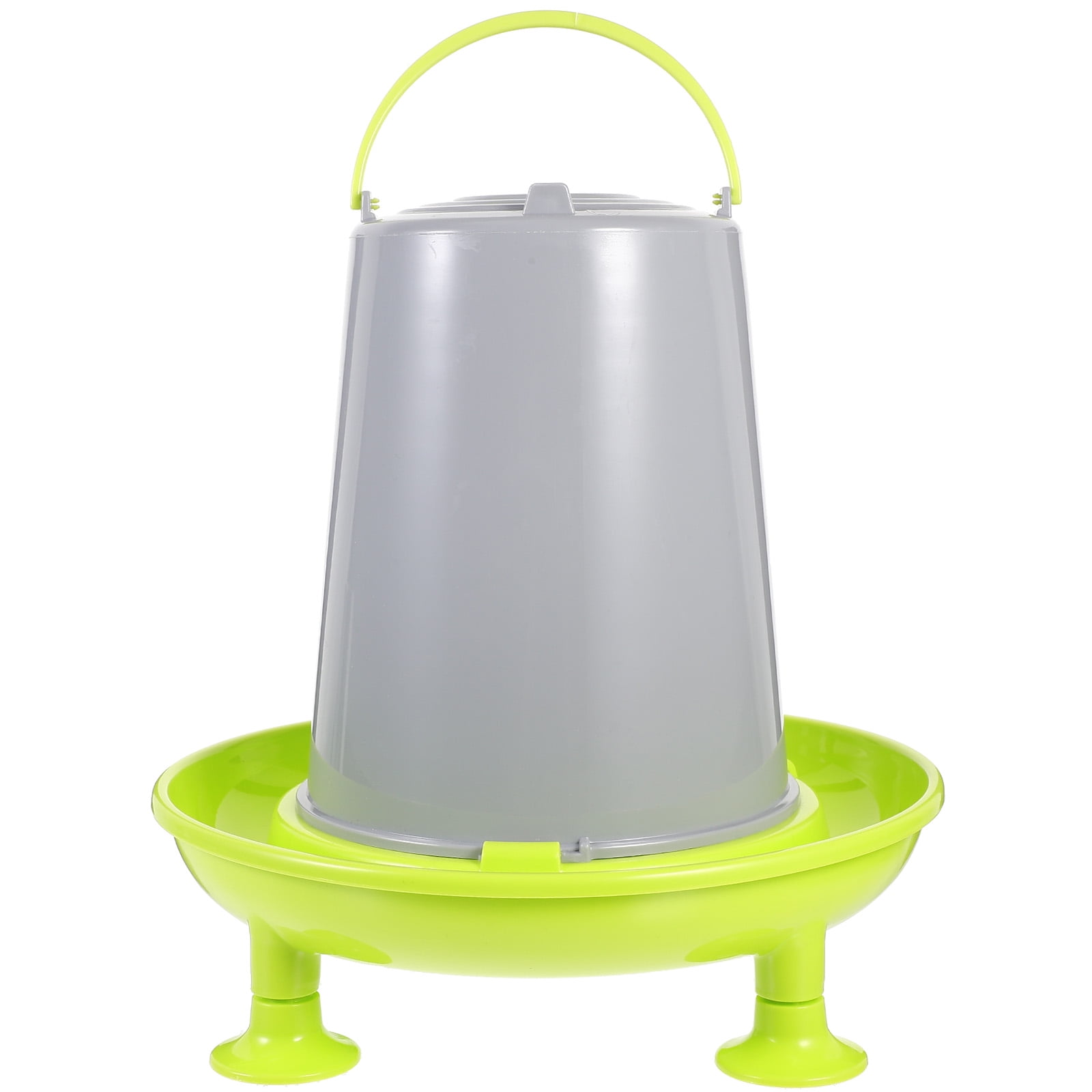 Portable Poultry Feeder Chickens Ducks Geese Food Container Chicken ...