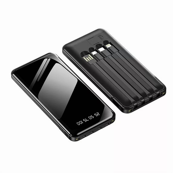 Portable Power Bank 20000Mah Fast Charging Battery With 4 Built In ...