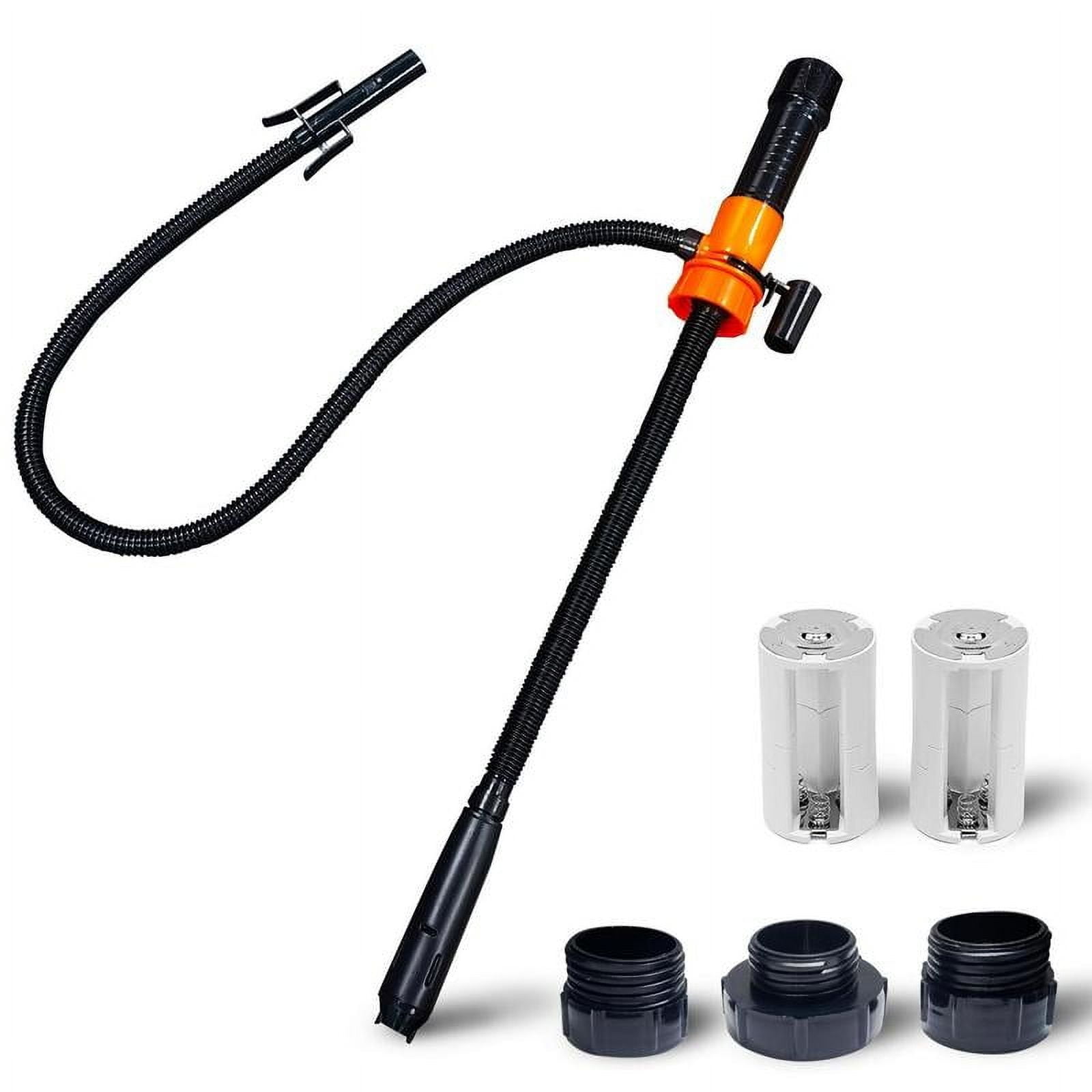 Portable Power Battery Pump, 1 Count Water & Fuel Transfer Pump with ...