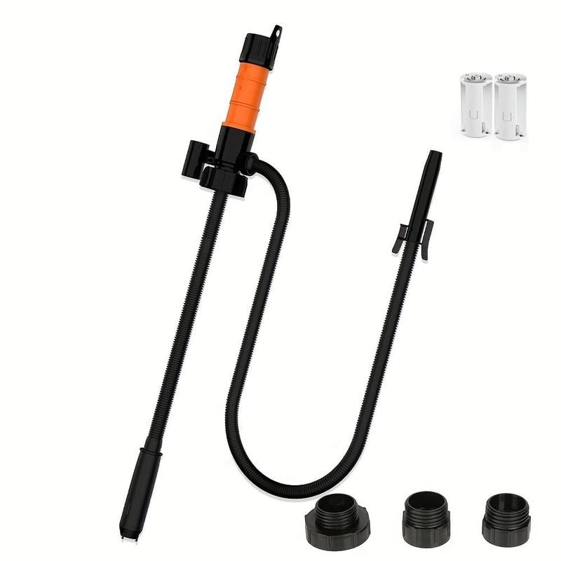 Portable Power Battery Pump, 1 Count Water & Fuel Transfer Pump with ...