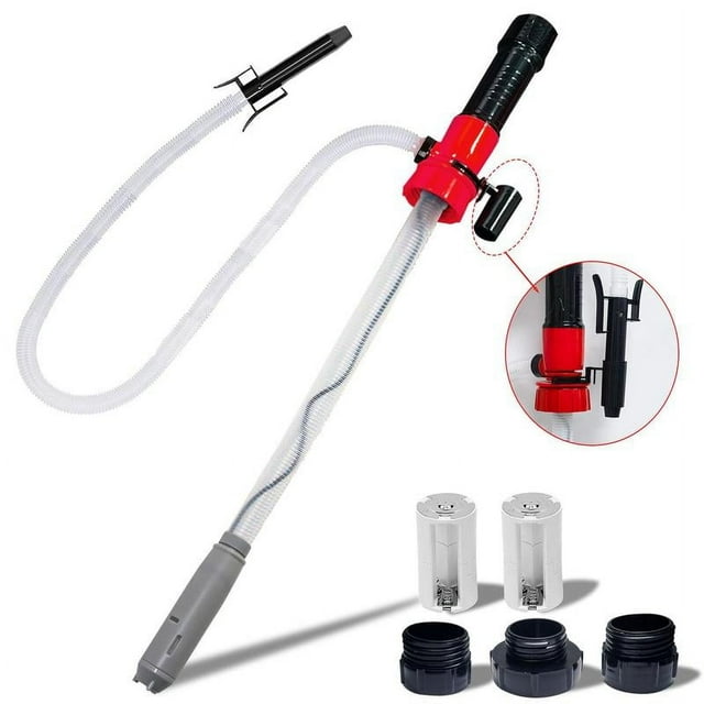 Portable Power Battery Pump, 1 Count Water & Fuel Transfer Pump with ...