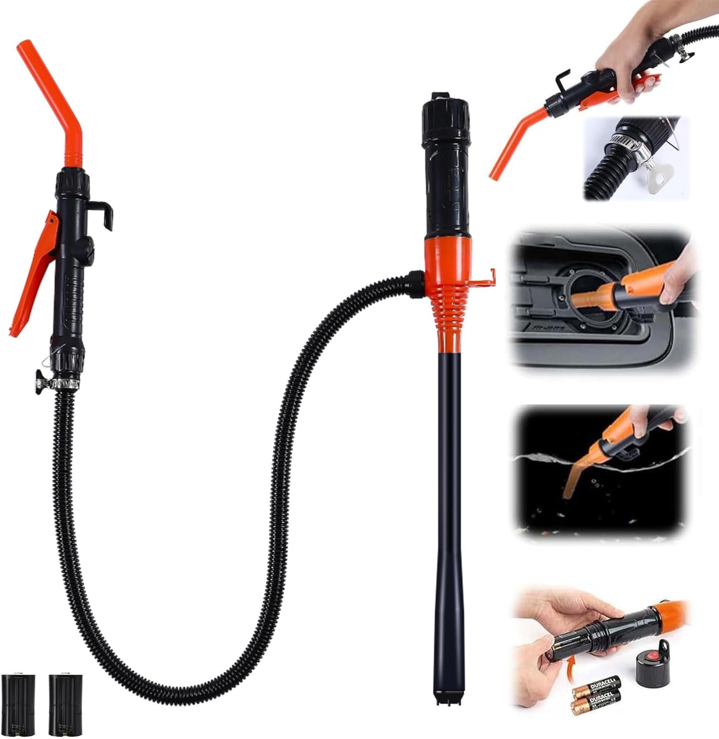 Portable Power Battery Pump, Battery Operated Electric Siphon Pump ...