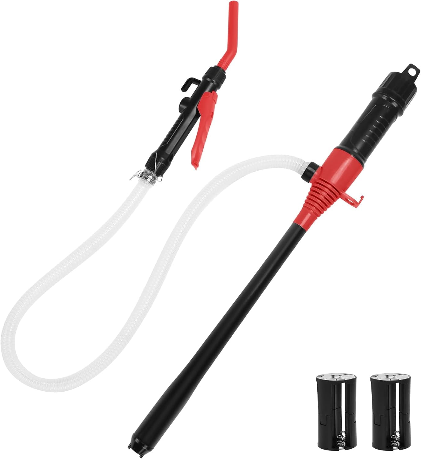 Portable Power Battery Pump with Clip, Electric Fuel Transfer Pump ...