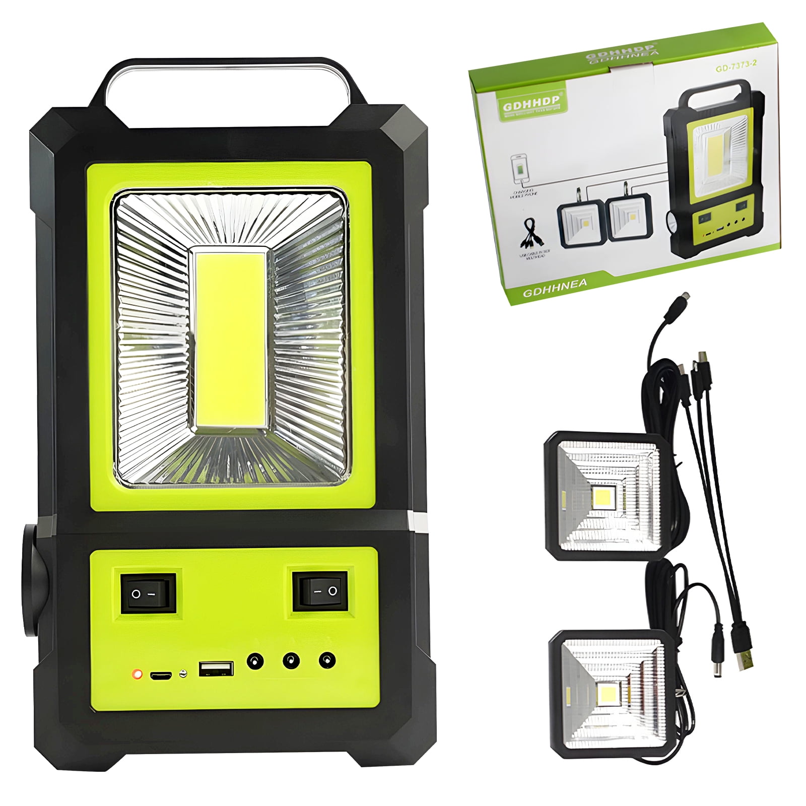 Portable Power Generator Station,3600mah Solar Panel Power Kit Battery ...