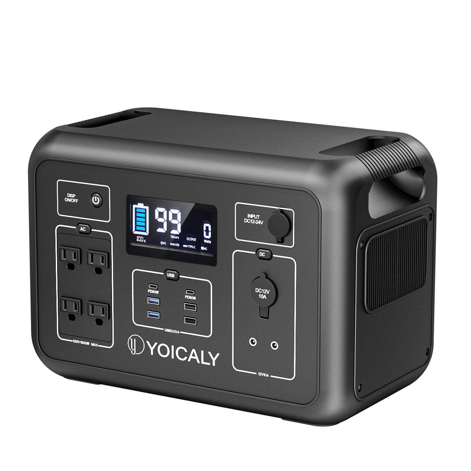 Portable Power Station 500W—461Wh Outdoor Generators,8-Port PowerHouse ...