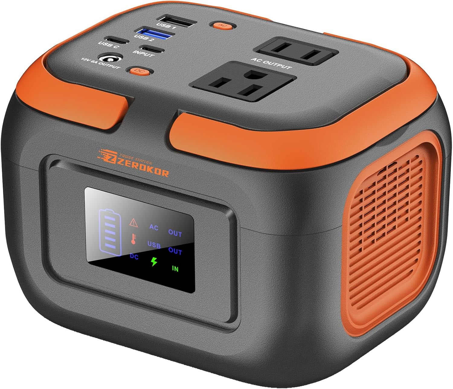 Portable Power Station 120W, 110V Power Bank with AC Outlet, Portable ...