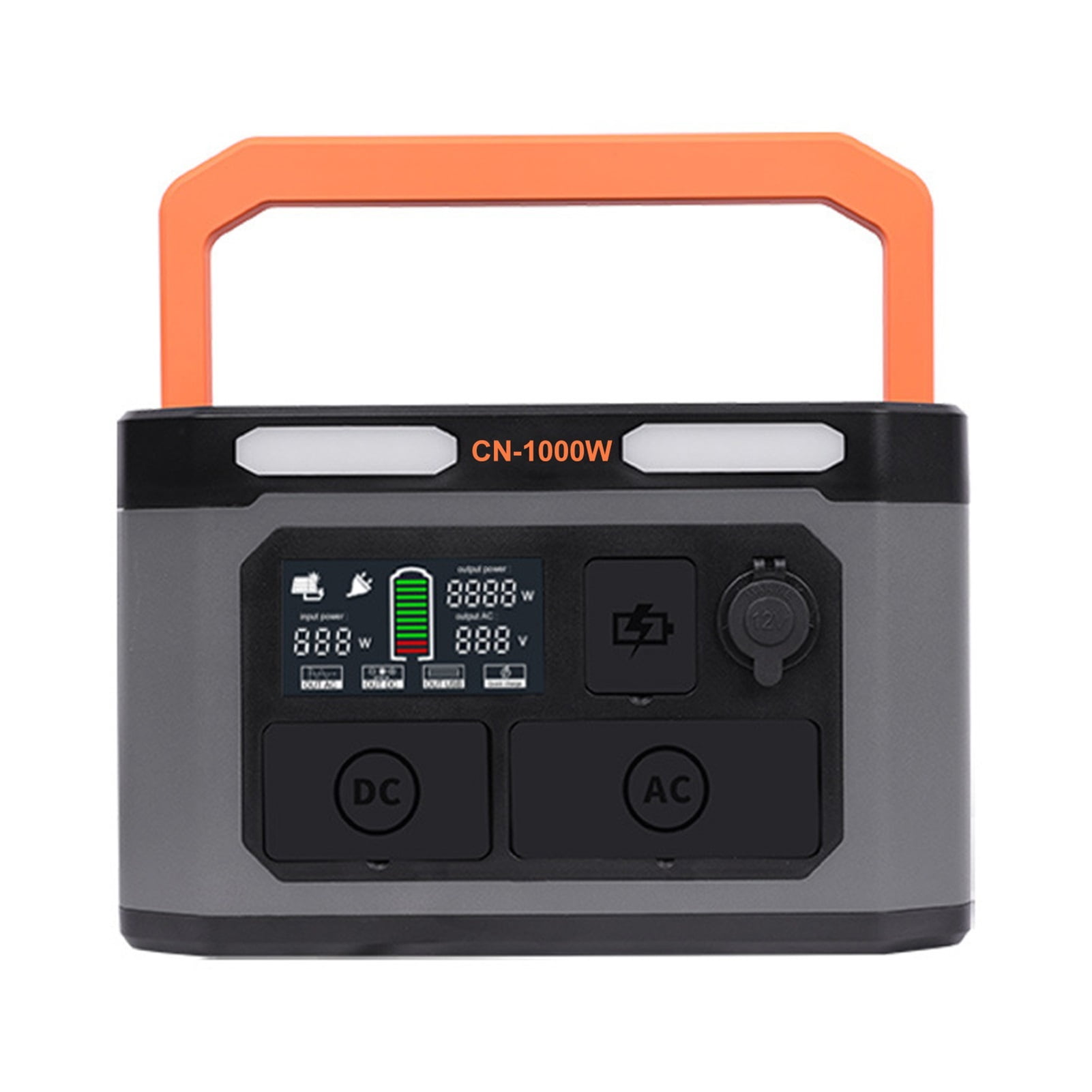 Portable Power Station 1909Wh Capacity 2000W AC Outlets Solar Generator ...