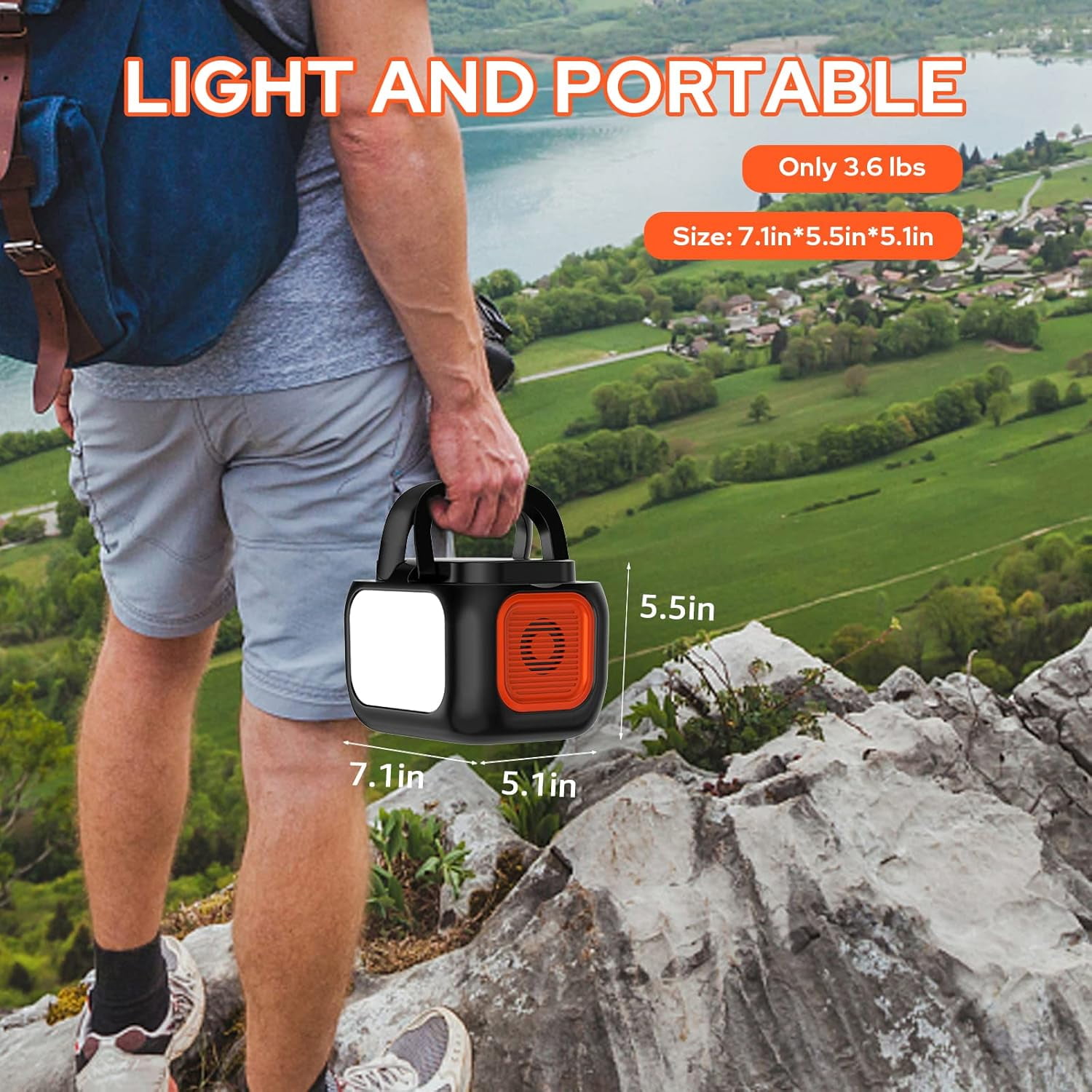 Portable Power Station 97Wh Power Bank 26400mAh Battery Pack Fasting ...