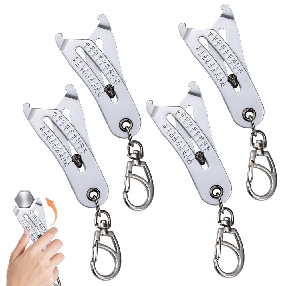 Portable Precise Thread Size Checker Keychain, 2024 New Thread Size ...