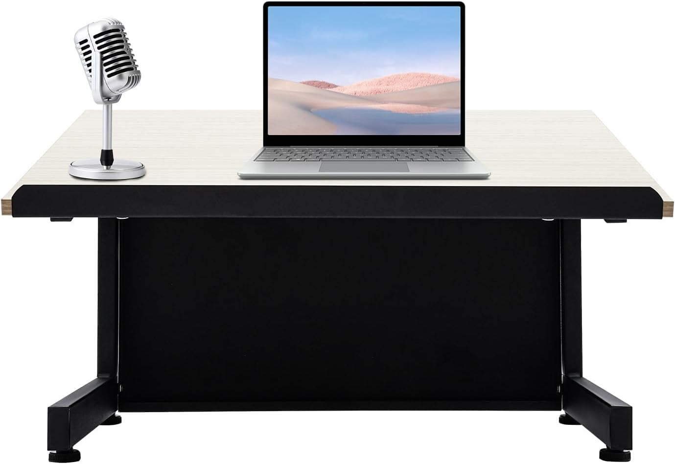 Portable Presentation Podium, Tabletop Lectern with Bookstop, Laminate ...