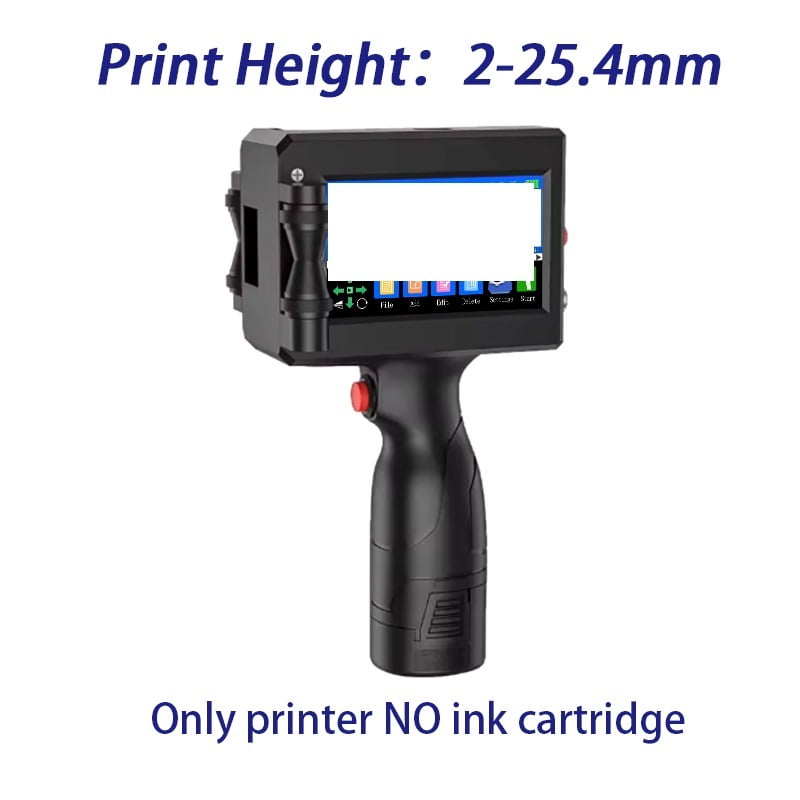 Portable Printer 12.7mm/25.4mm Handheld Inkjet Printer Batch Number ...