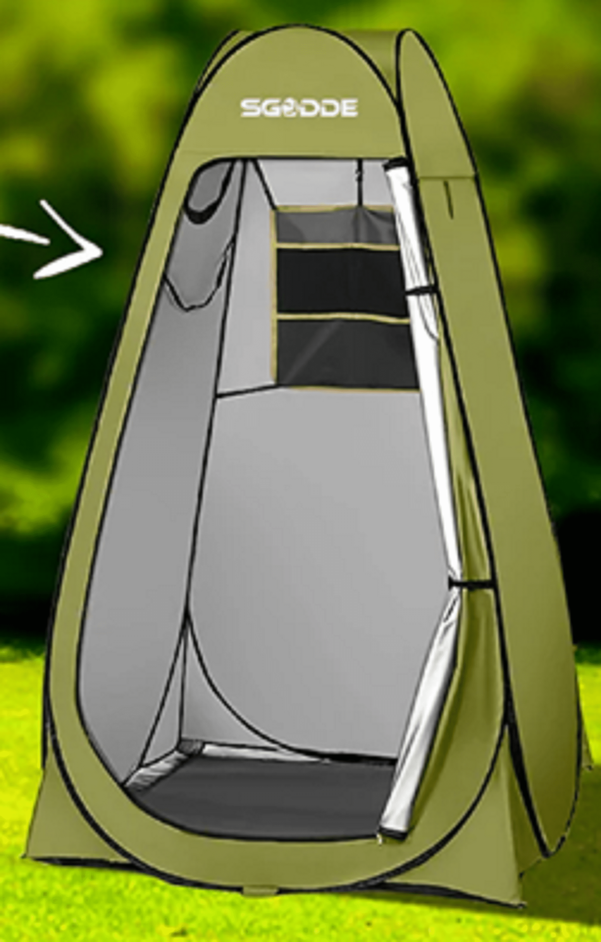 Magazine Mountain Potable Privacy Tent - Green - Walmart.com