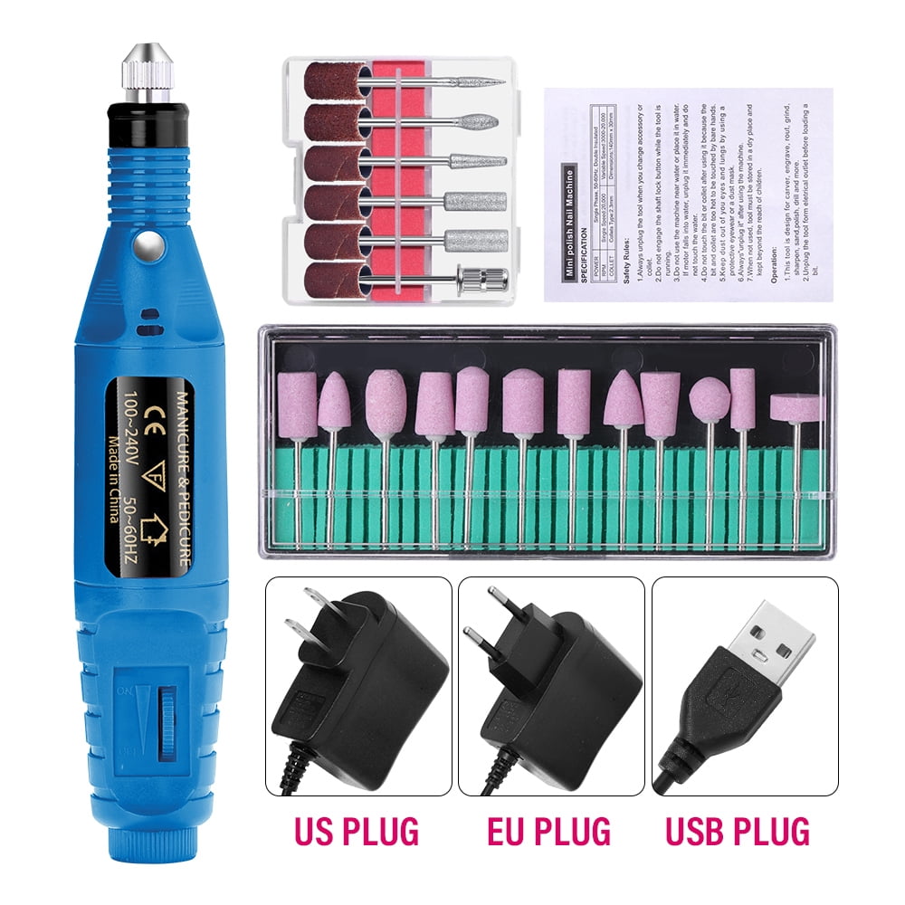Portable Professional Electric Nail Drill Machine Manicure Tools ...