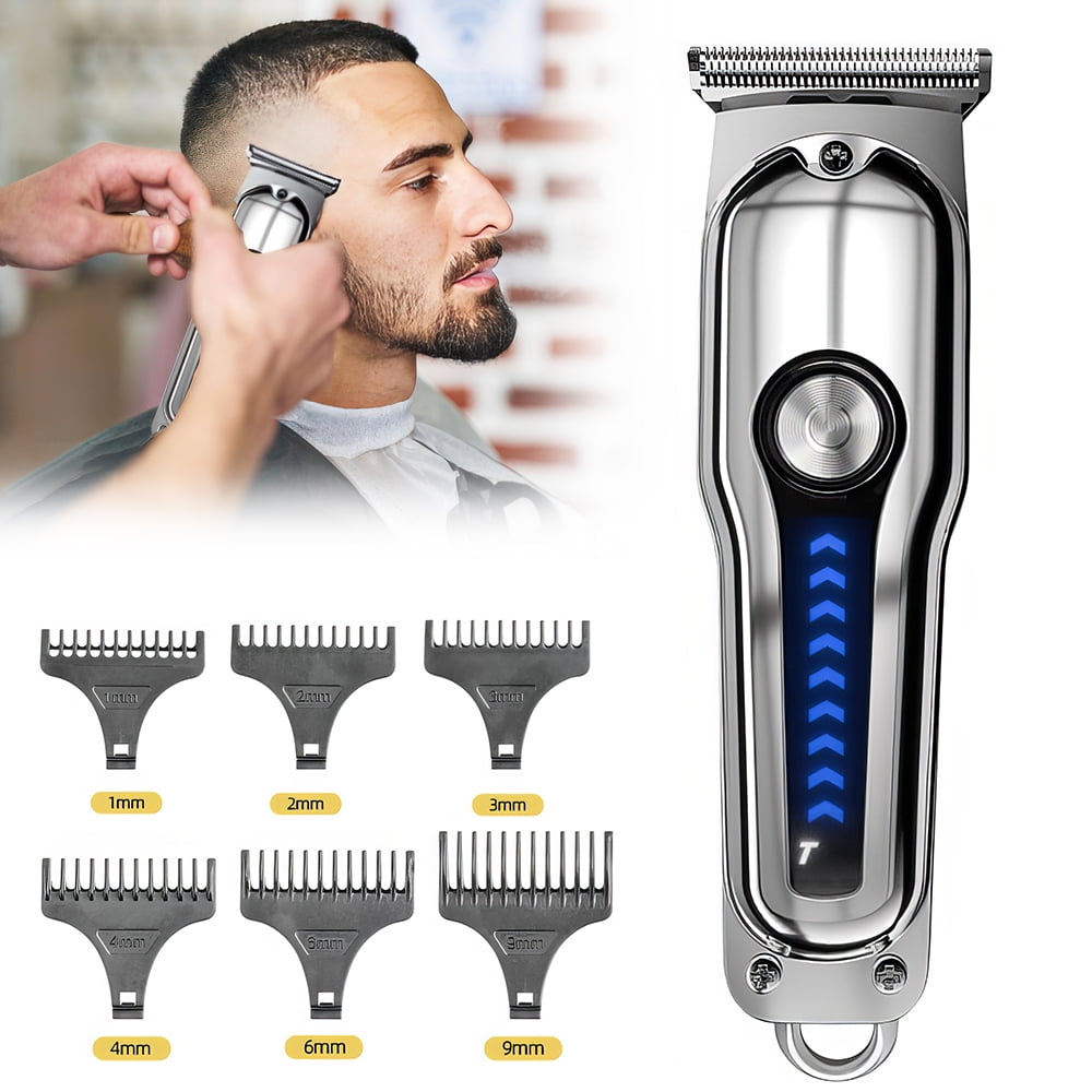 Portable Professional Trimmer Sets, 6-in-1 Hair Trimmer, Electric Hair ...