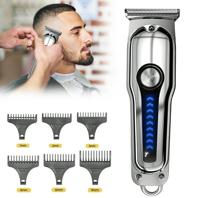 Portable Professional Trimmer Sets, 6-in-1 Hair Trimmer, Electric Hair ...