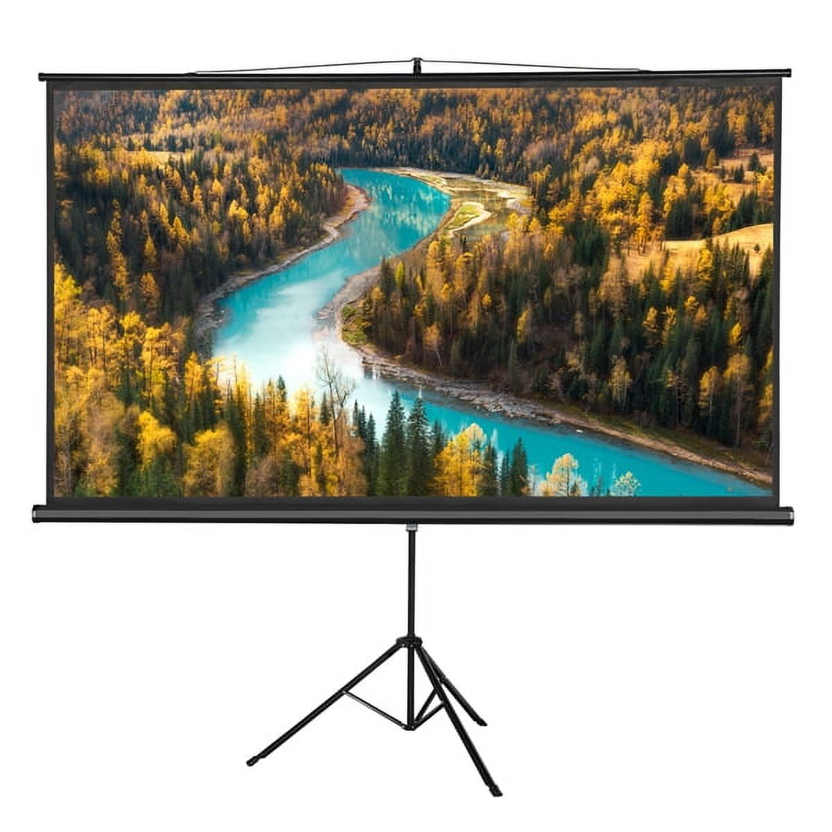 Portable Projector Screen 4:3 Indoor/Outdoor Movie Theater Fast-Folding ...