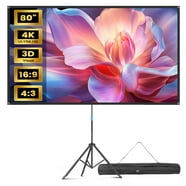 "ZENY 100"" Diagonal 16:9 HD Manual Pull Down Indoor Home Theater ...