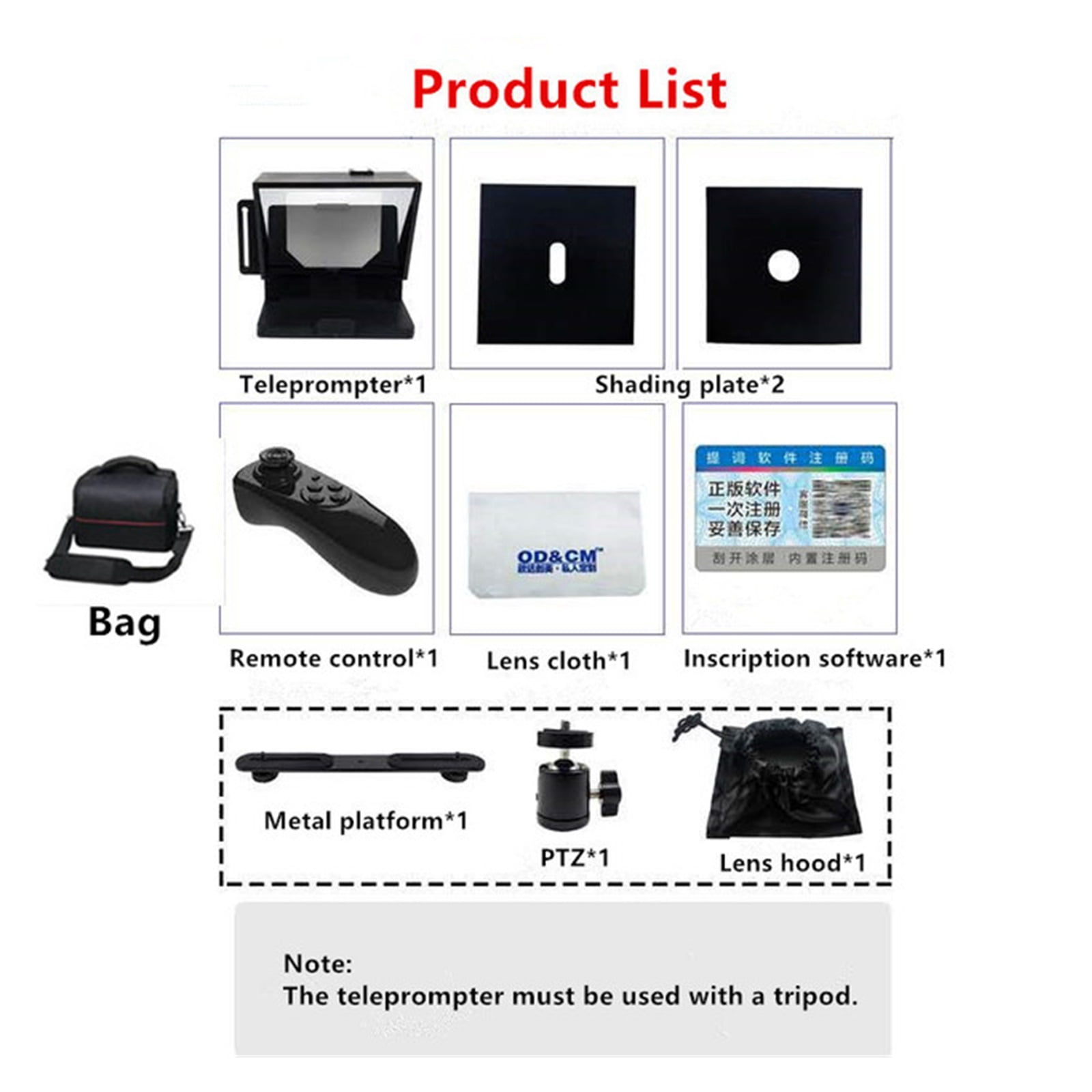 Portable Prompter Smartphone Teleprompter For News Live Interview ...